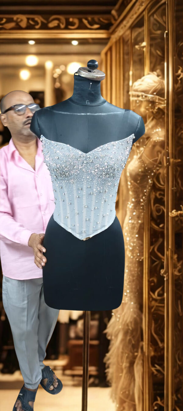 Beautiful Evening Corset Dress in Grey - Evening Garments | Apparel ...